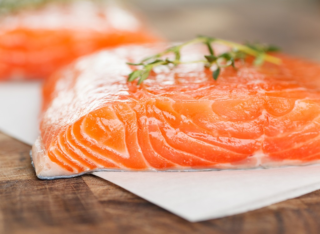 What are the negative effects of eating salmon?