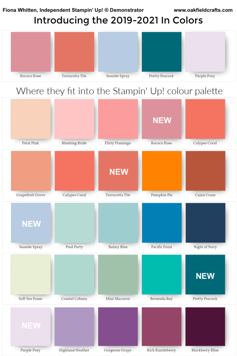 What are the new colors for 2021?
