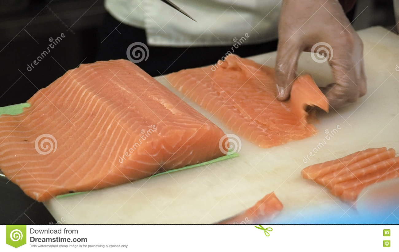 What are the process of making salmon?