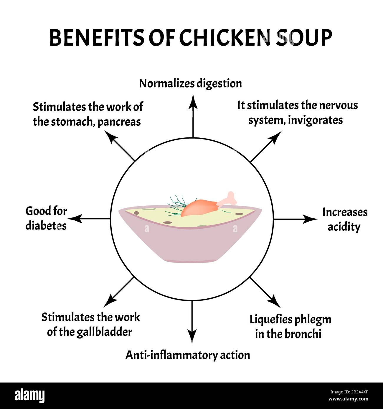 What are the properties of chicken soup?