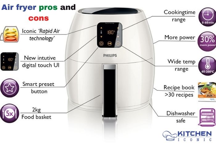 What are the pros and cons of an air fryer?