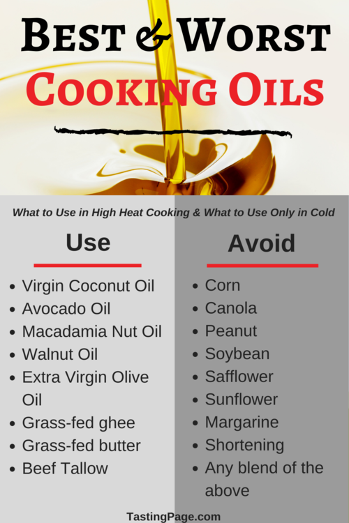 What are the safest oils to cook with?