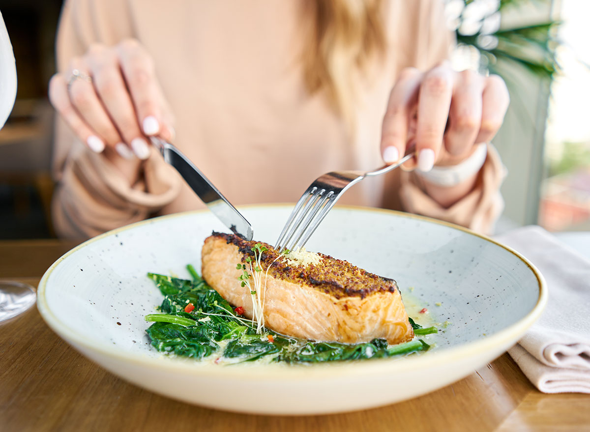 What are the side effects of eating too much salmon?