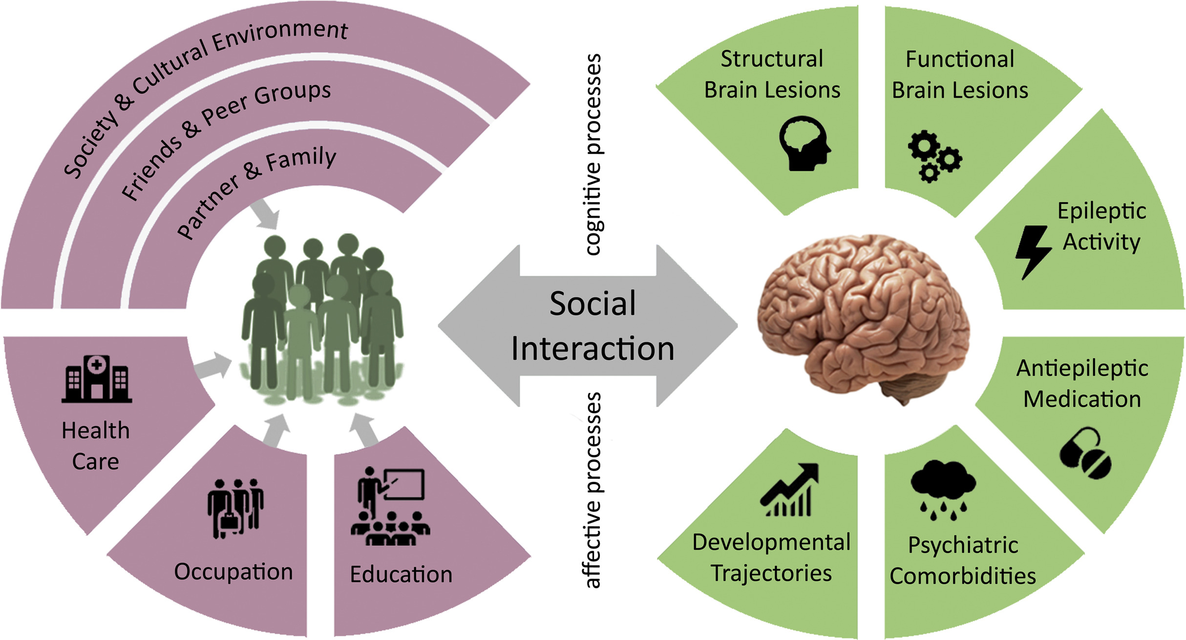 What are the social factors of epilepsy?