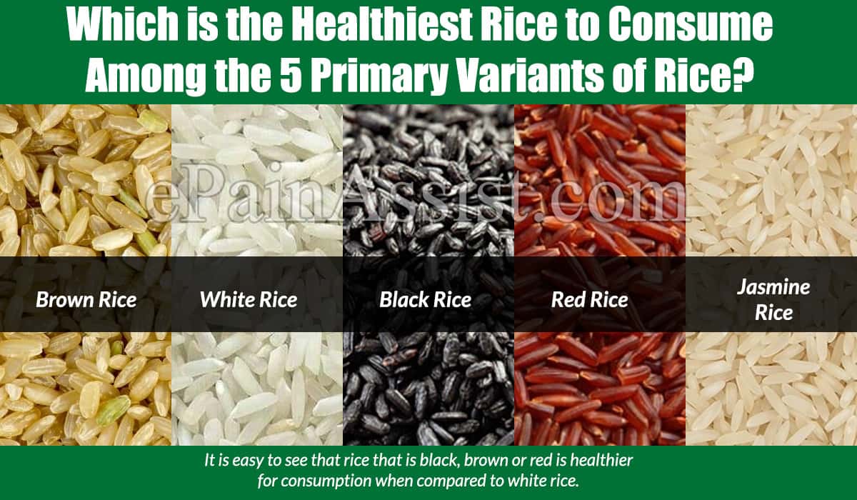 What are the top 5 healthiest rice?