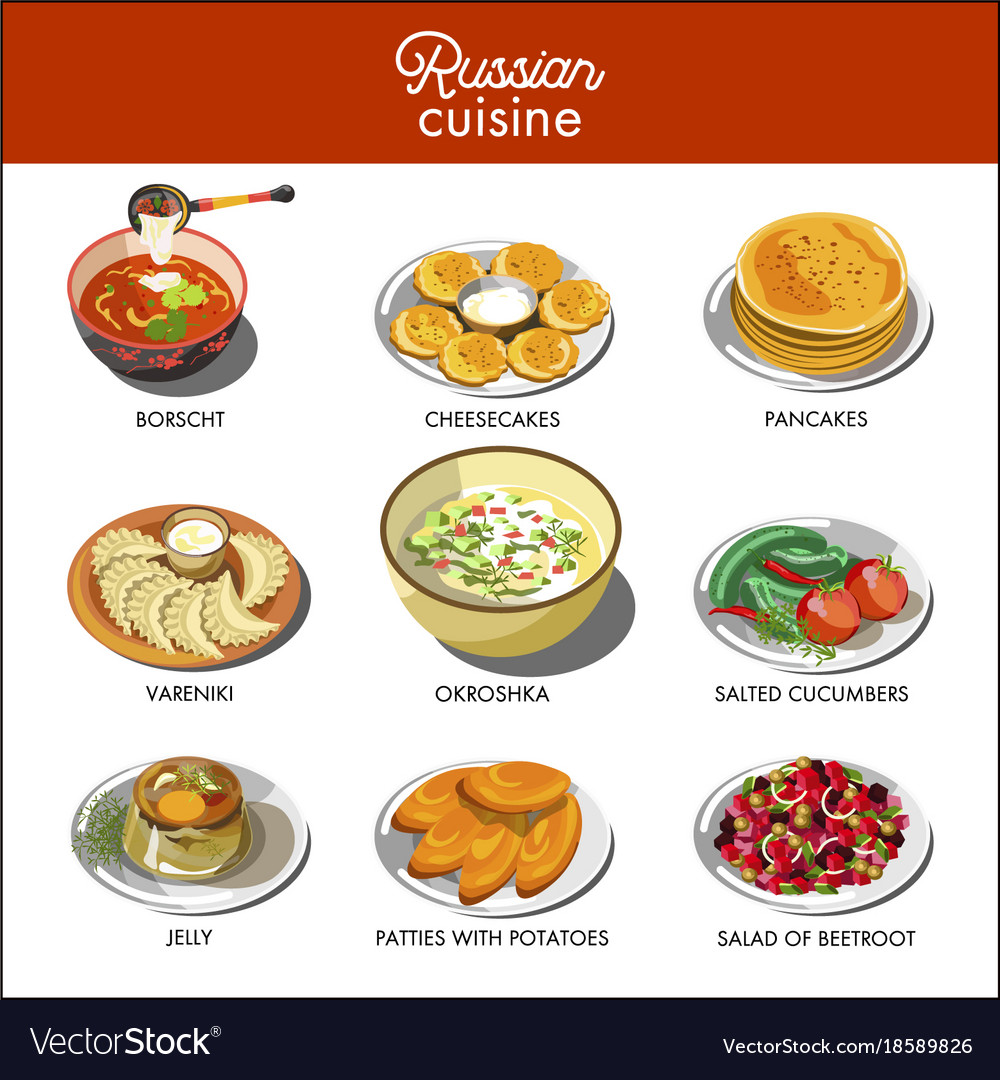What are the traditional foods of Russia?