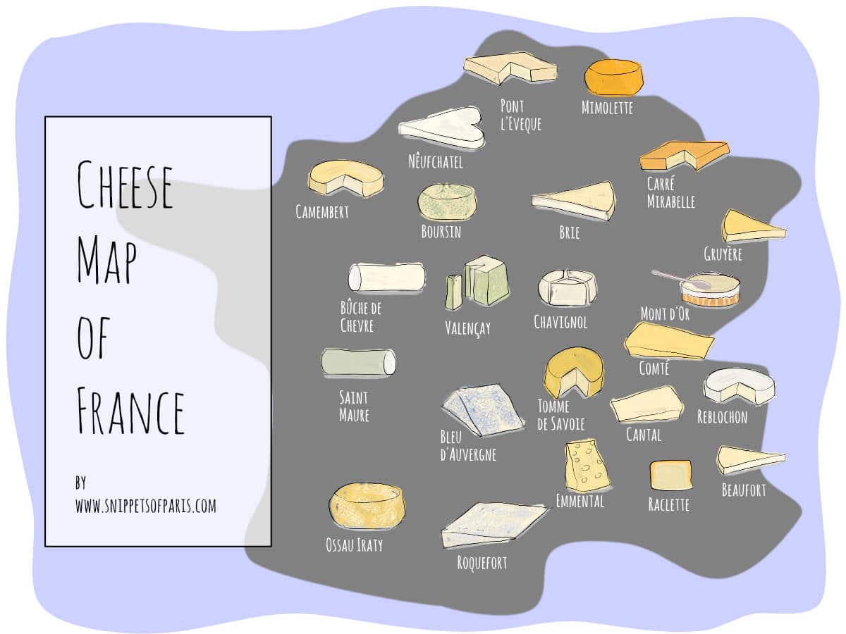 What are the two cheeses of France?