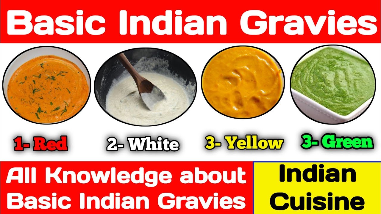 What are the types of gravy?