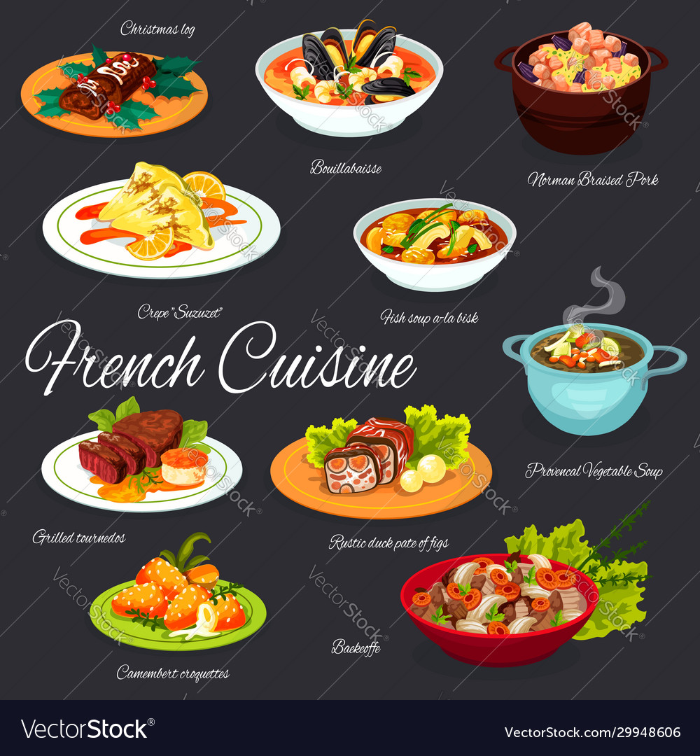 What are traditional meals in France?