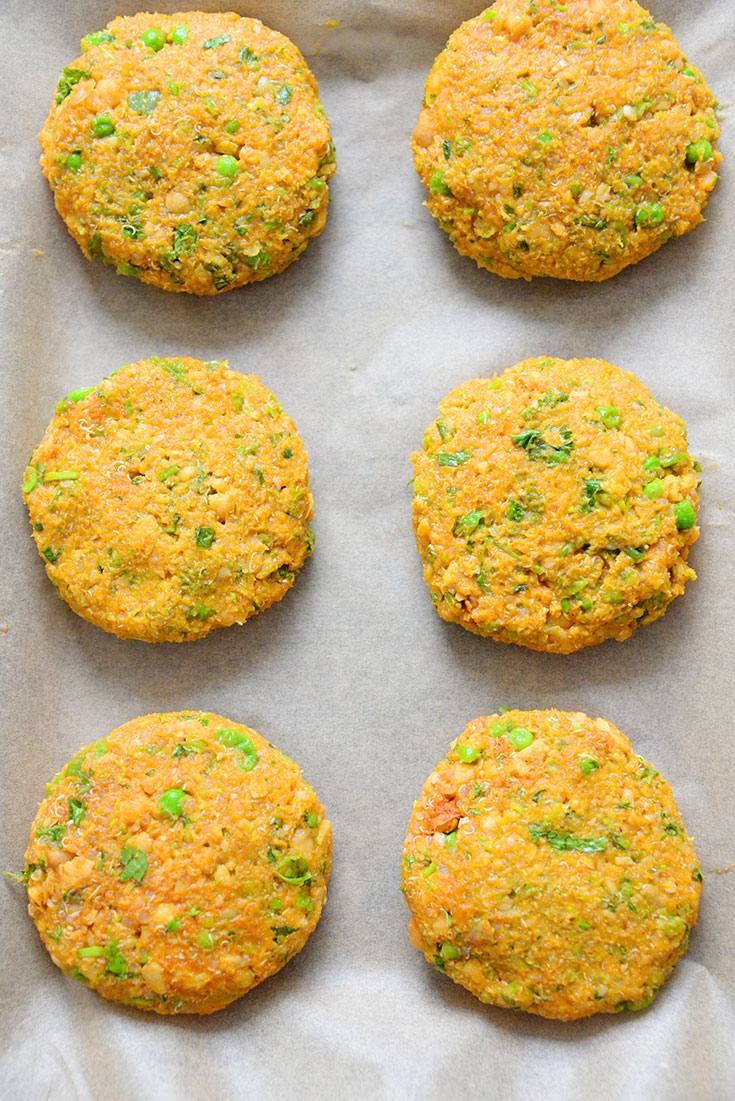 What are veggie patties made of?