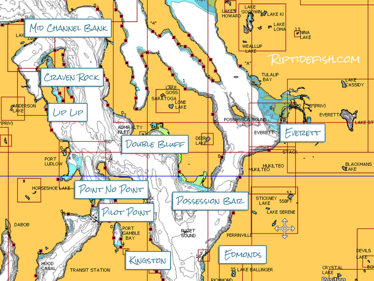 What areas in Puget Sound are open for salmon fishing?