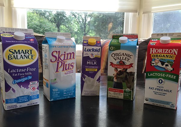 What brands of milk are lactose-free?