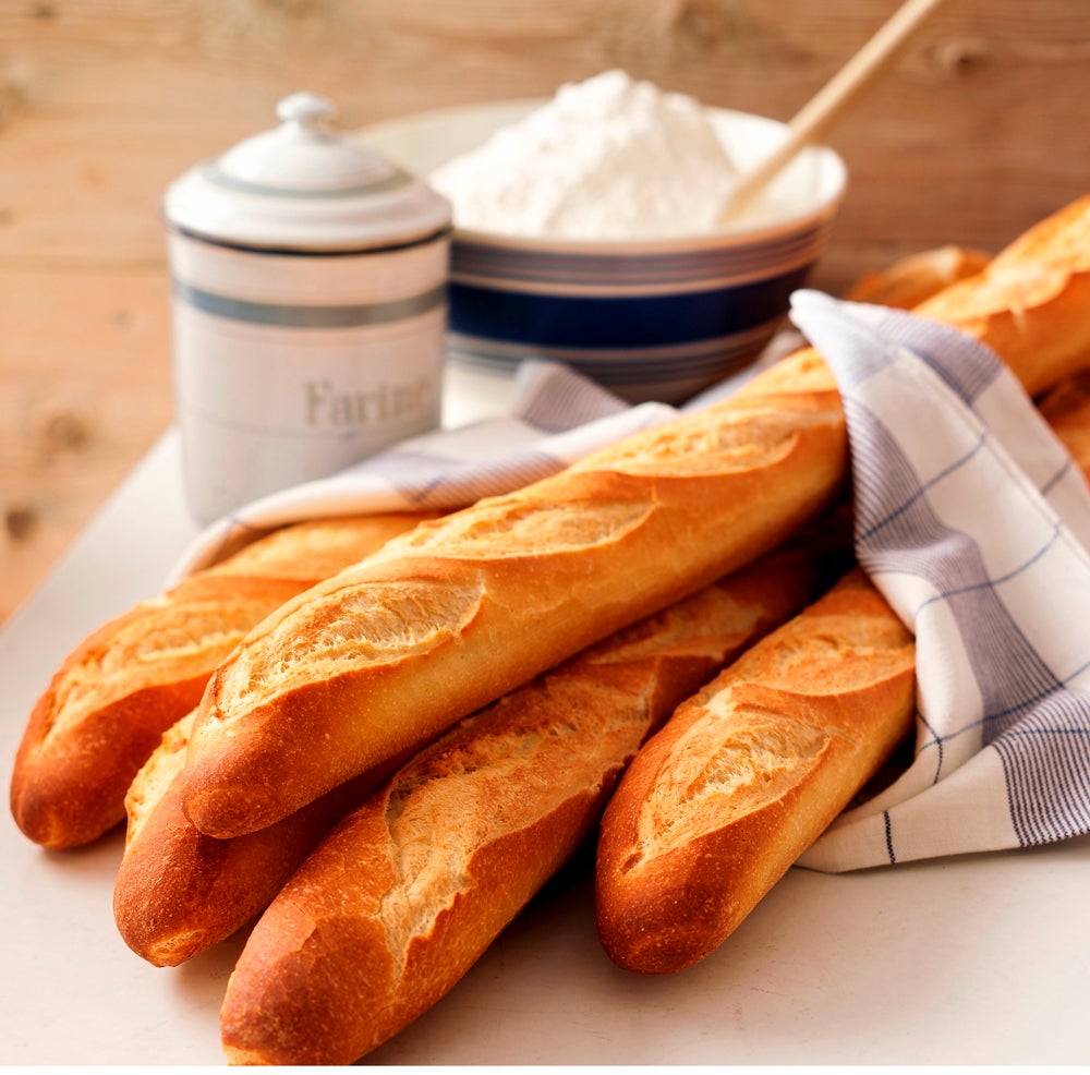 What can be made from baguette bread?