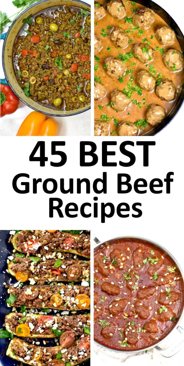 What can be made from ground beef?
