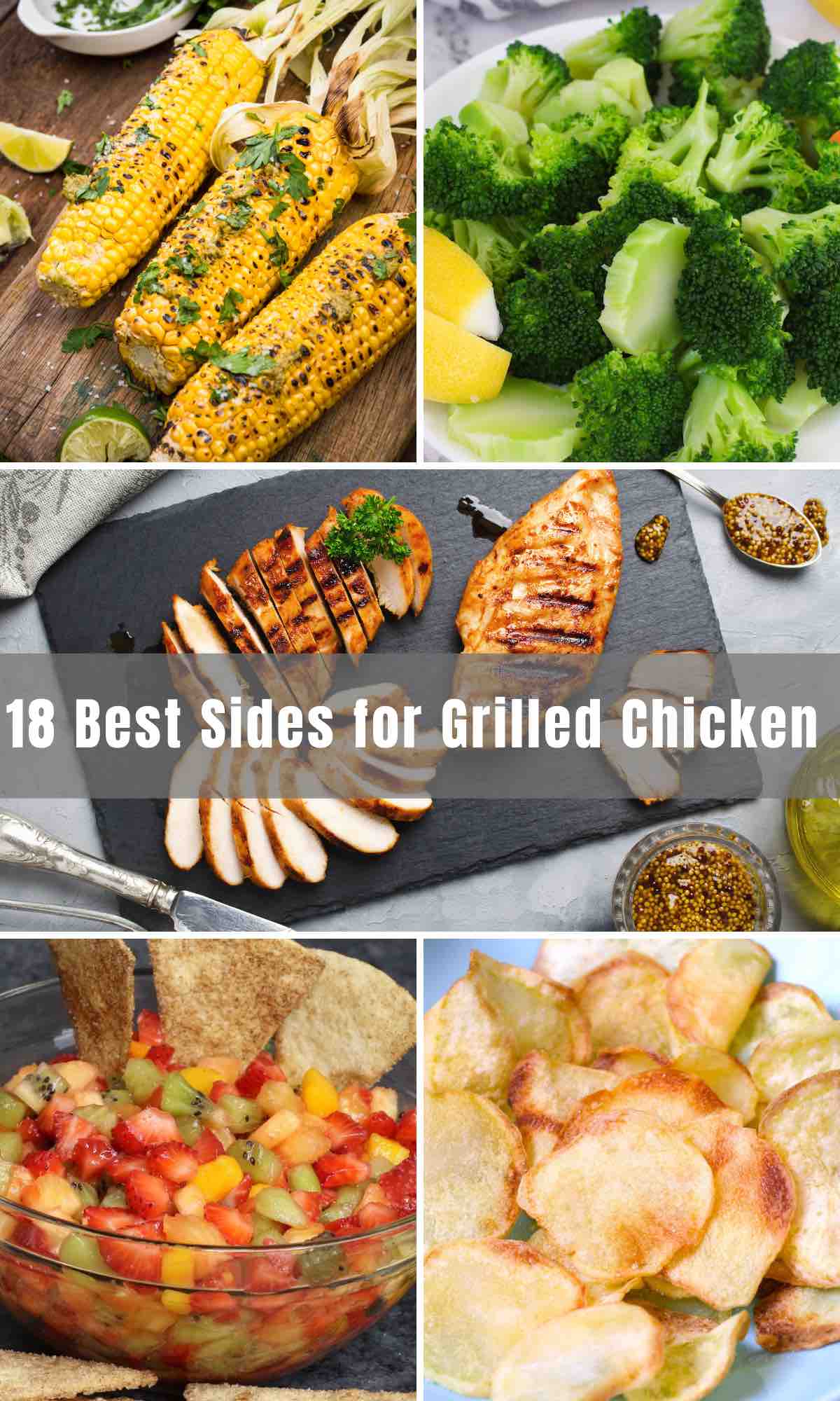 What can be served with grilled chicken?