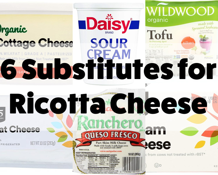 What can be used in place of ricotta cheese?