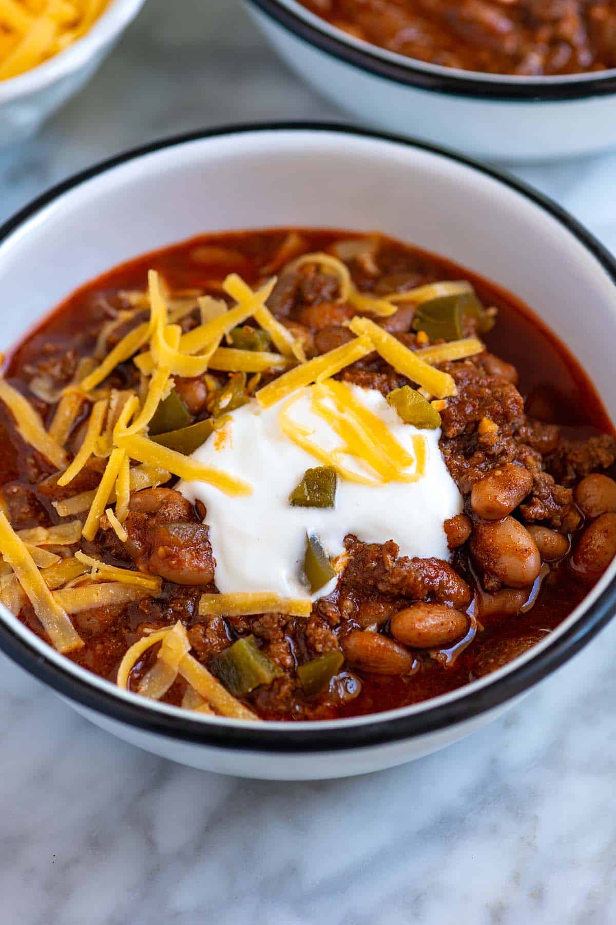 What can I add to plain chili?