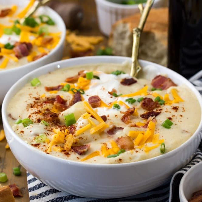 What can I add to potato soup instead of cream?