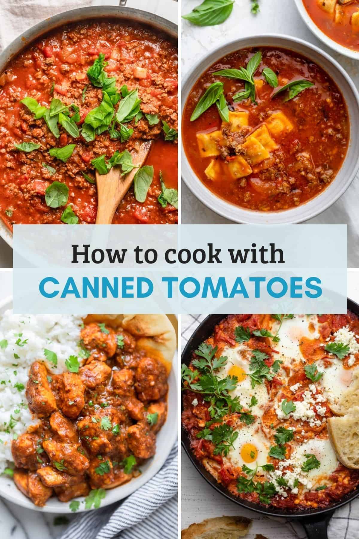 What can I do with leftover canned tomatoes?