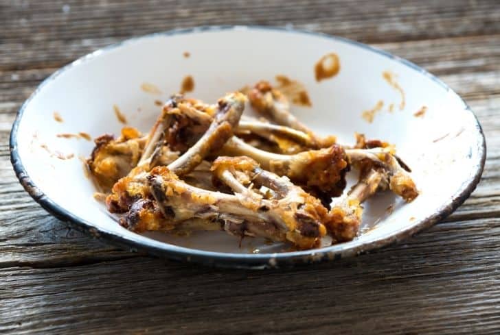 What can I do with old chicken bones?