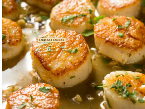 What can I do with thawed scallops?