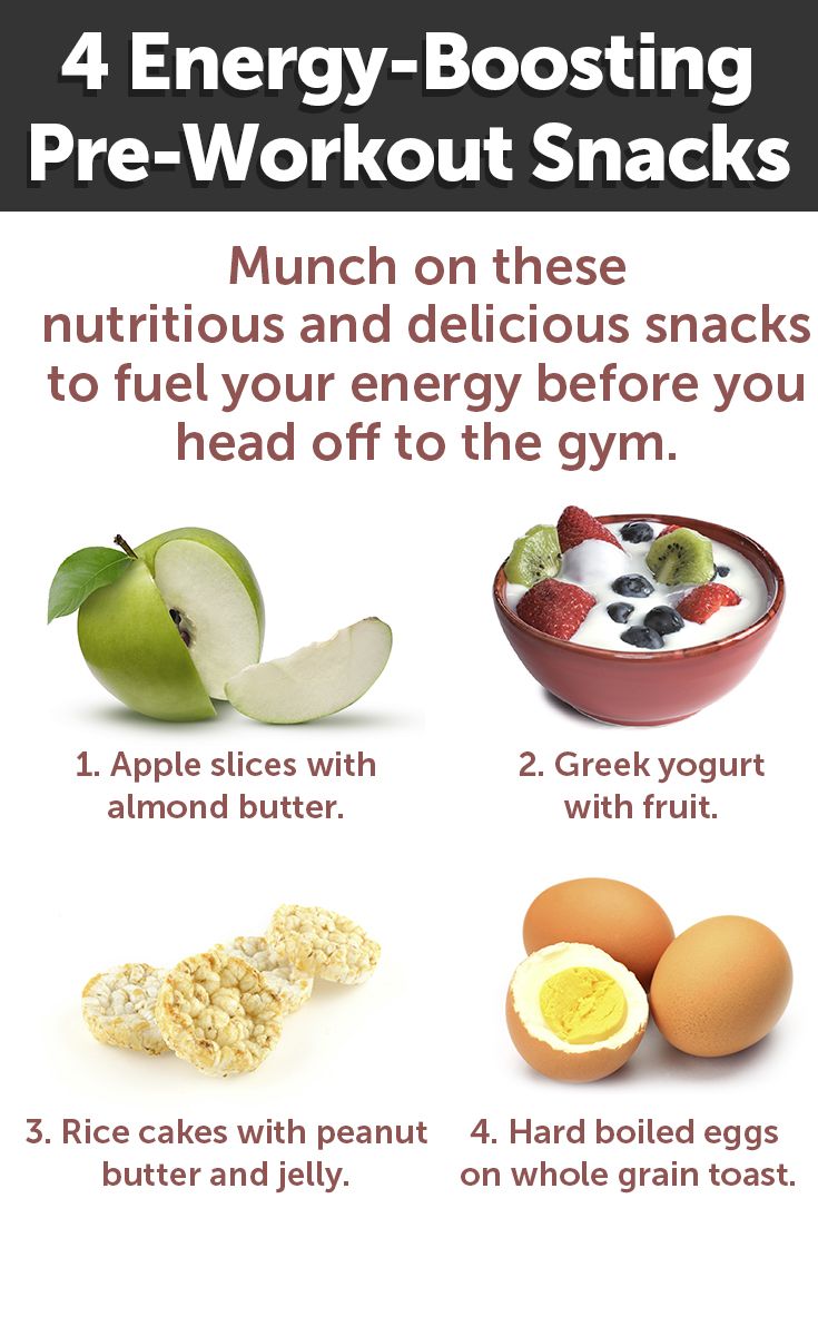 What can I eat to give me energy before a workout?