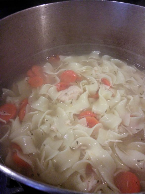 What can I make with bland chicken soup?