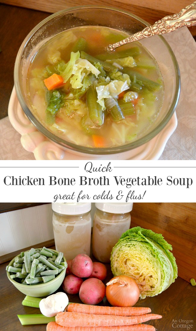 What can I make with vegetable bone broth?