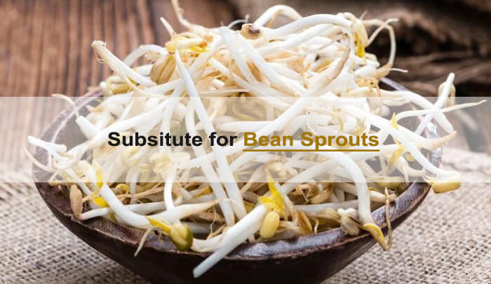 What can I substitute for bean sprouts in pho?