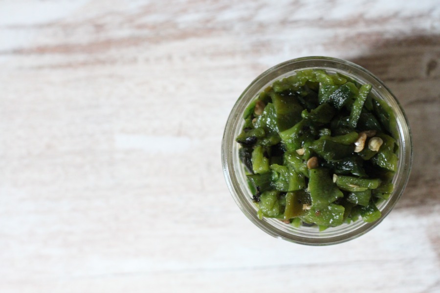 What can I substitute for canned green chilies?