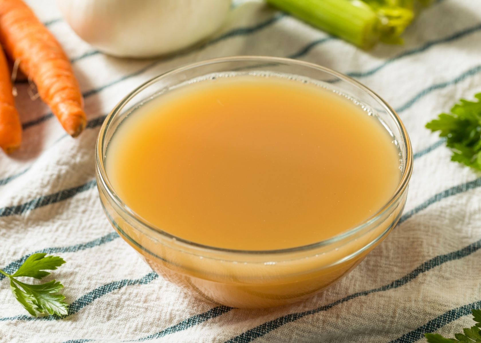 What can I substitute for celery in chicken stock?