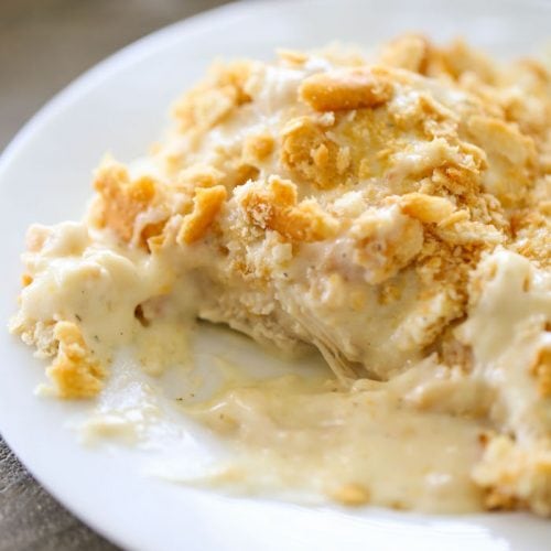 What can I substitute for Cream of chicken in a casserole?