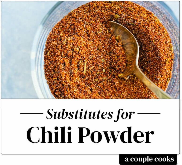 What can I substitute for ground chili?