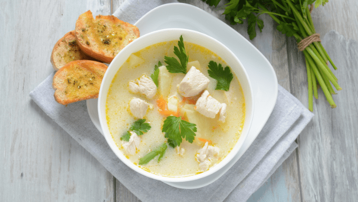 What can I substitute for heavy cream in potato soup?
