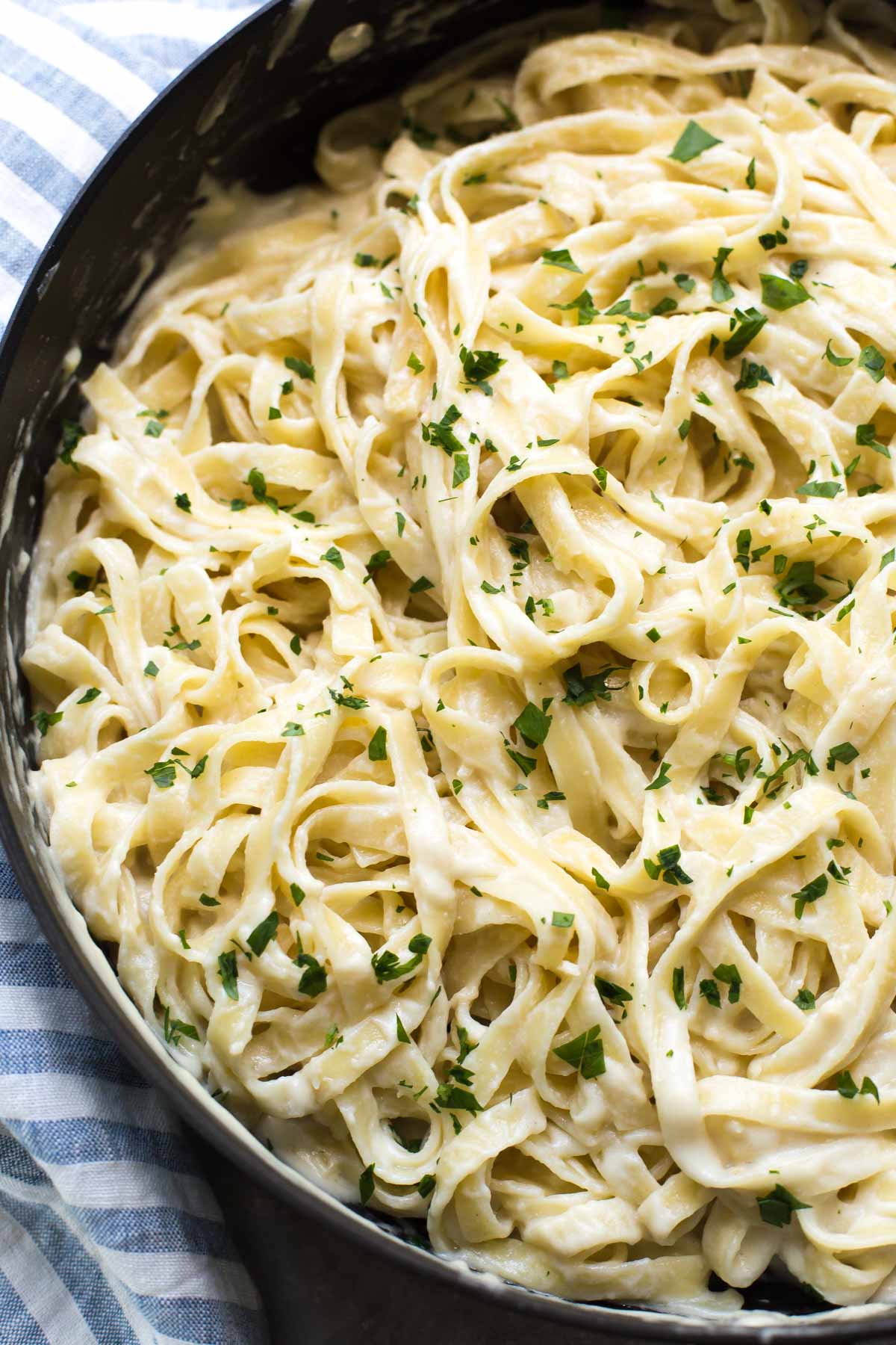 What can I substitute for milk in Alfredo?