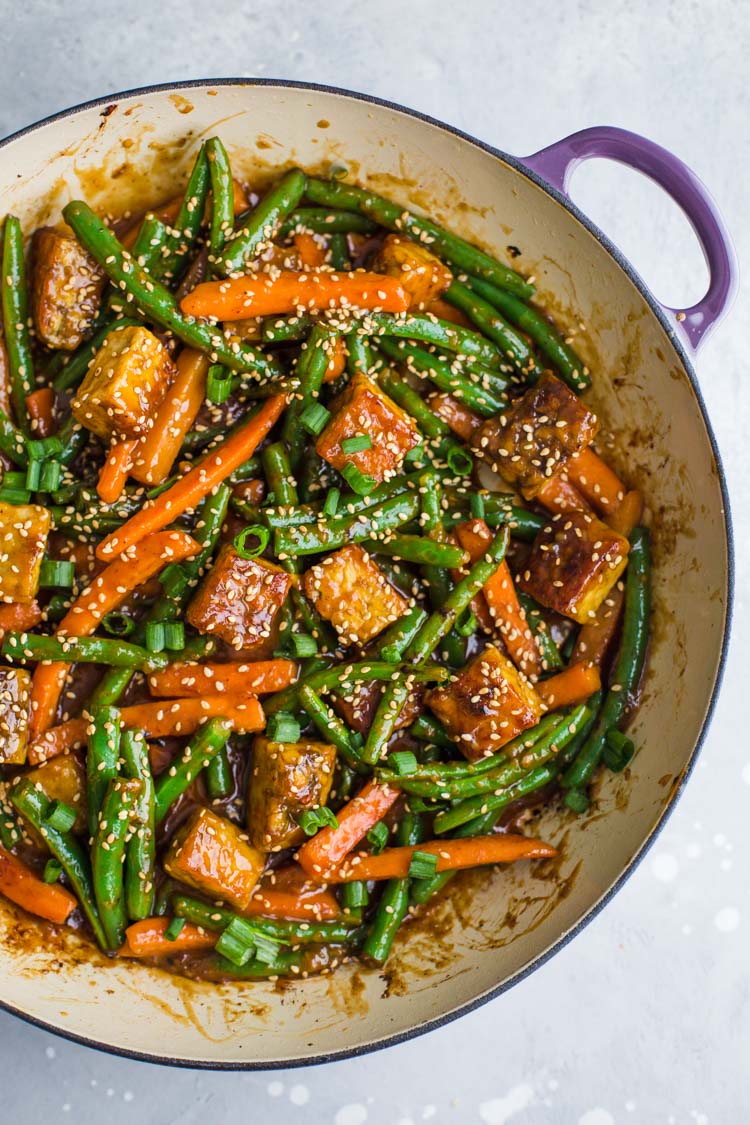 What can I substitute for tempeh in stir fry?
