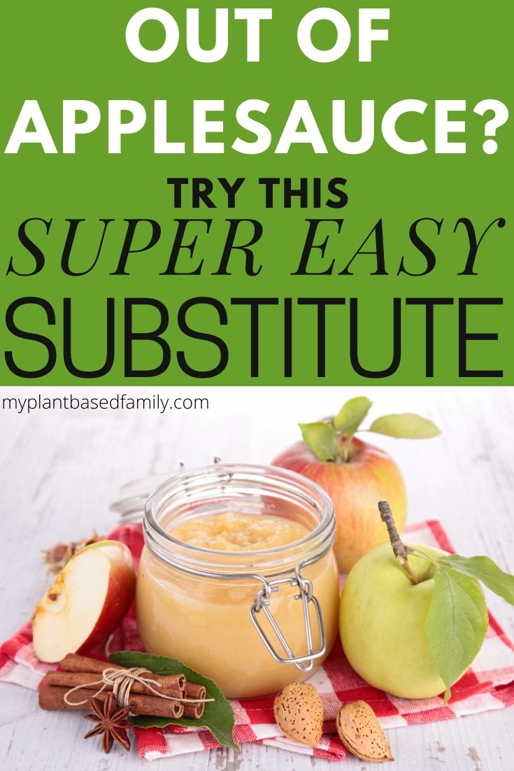 What can I use instead of applesauce while baking?
