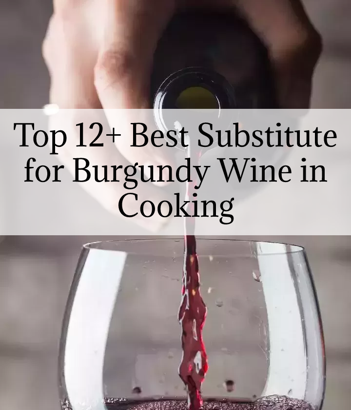 What can I use instead of burgundy wine in a recipe?