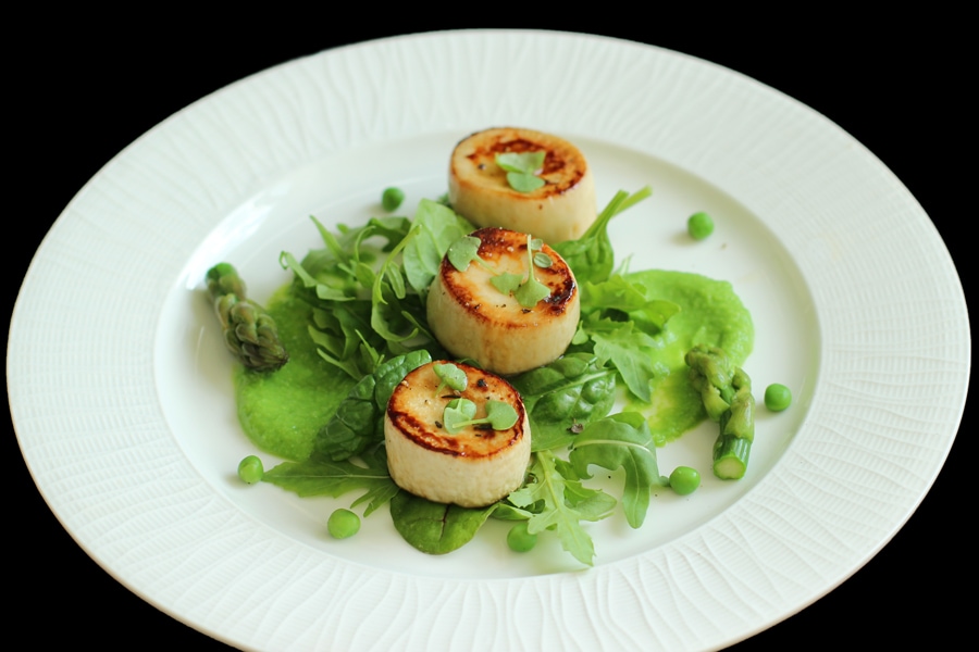 What can replace scallops?