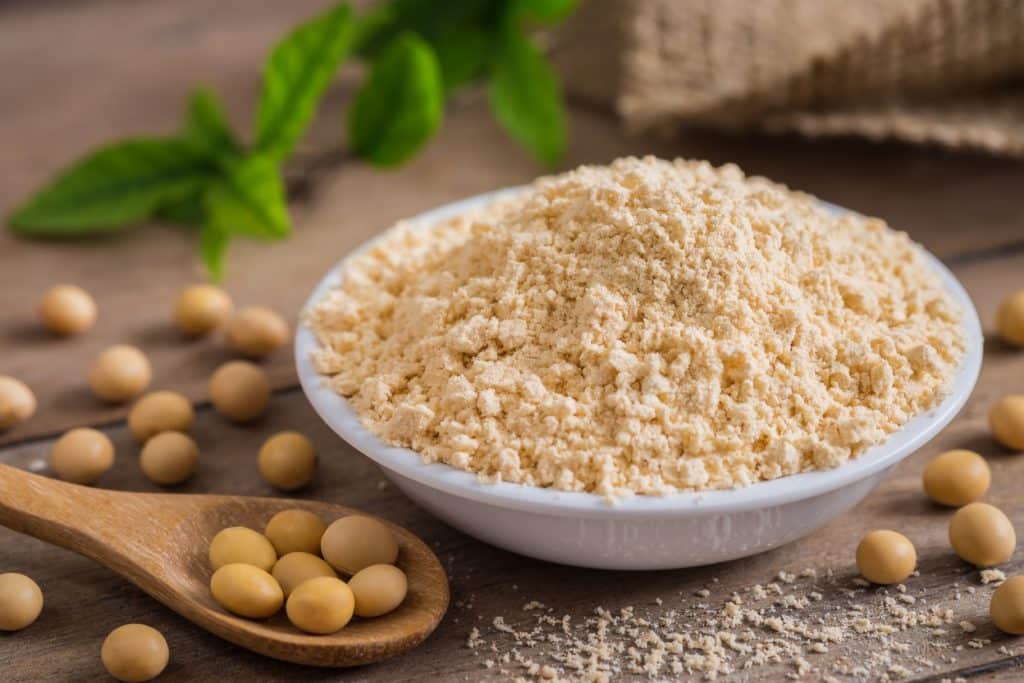 What can soybeans powder be used for?