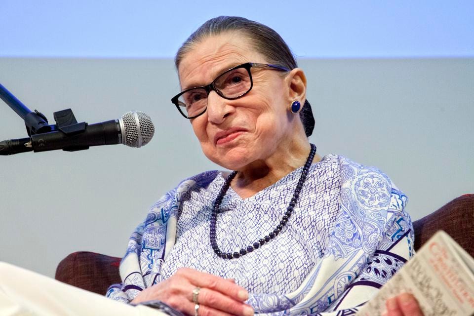 What can we learn from Ruth Bader Ginsburg about ambition?