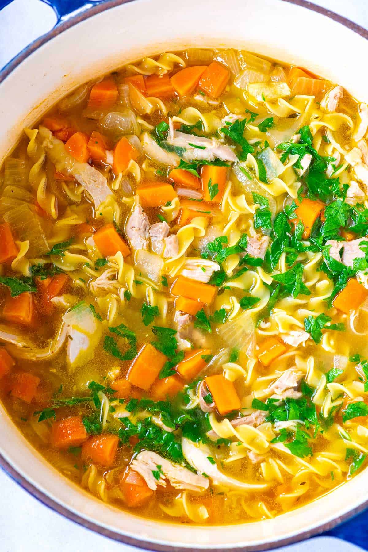 What can you add to chicken soup for extra flavor?