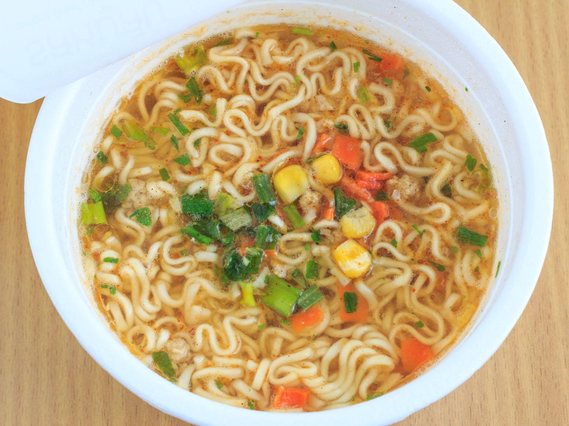 What can you add to ramen to give it flavor?