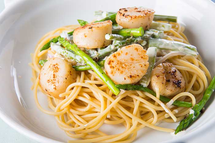 What can you do with left over scallops?