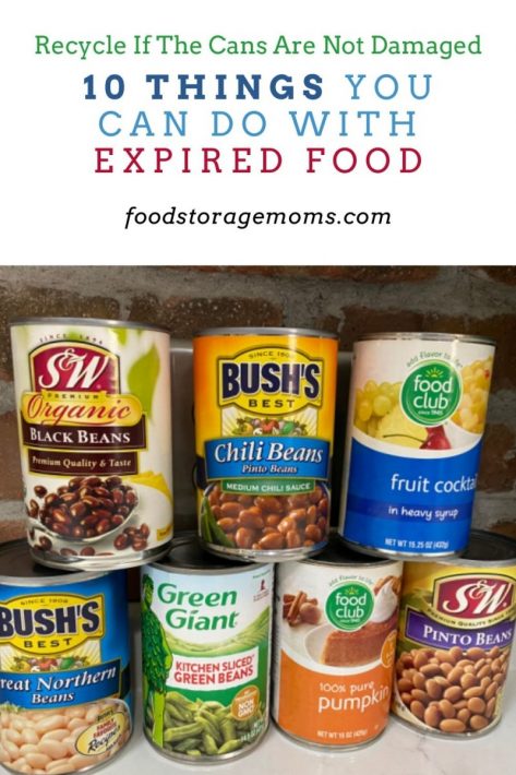 What can you do with unopened expired food?