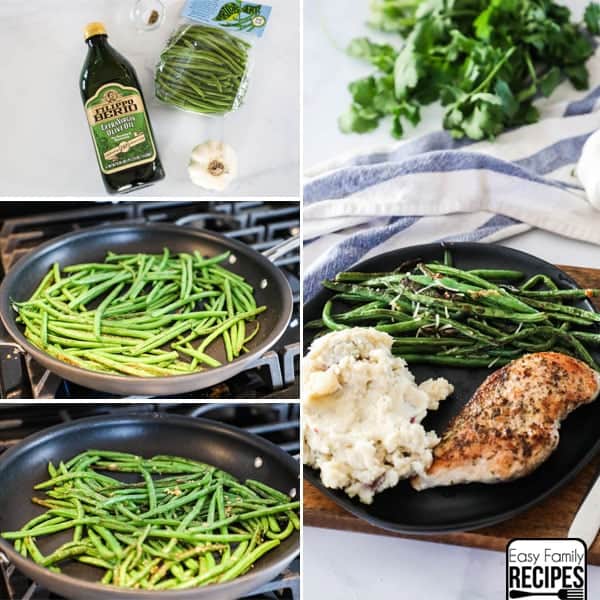 What can you eat green beans with?