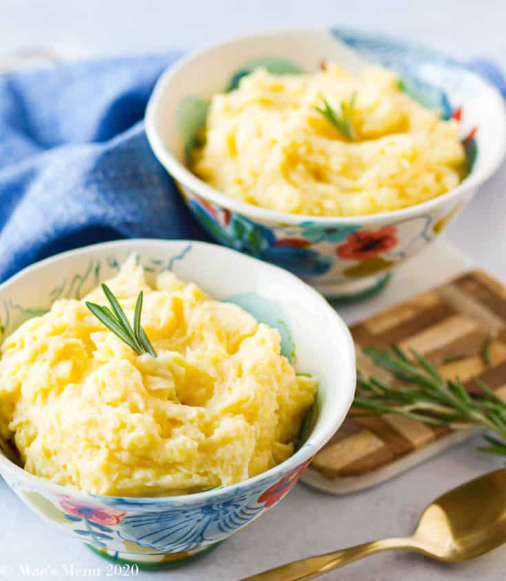 What can you put in mashed potatoes if you don't have butter?