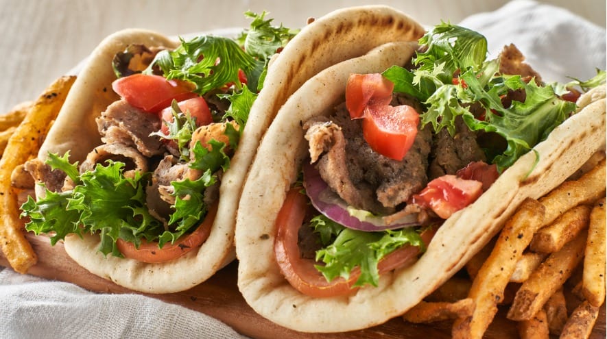 What can you serve with gyros?