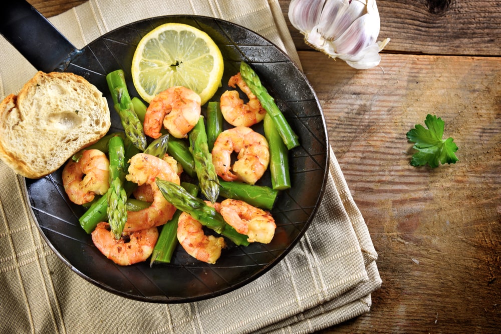 What can you serve with shrimp?