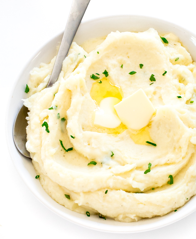 What can you substitute sour cream for in mashed potatoes?